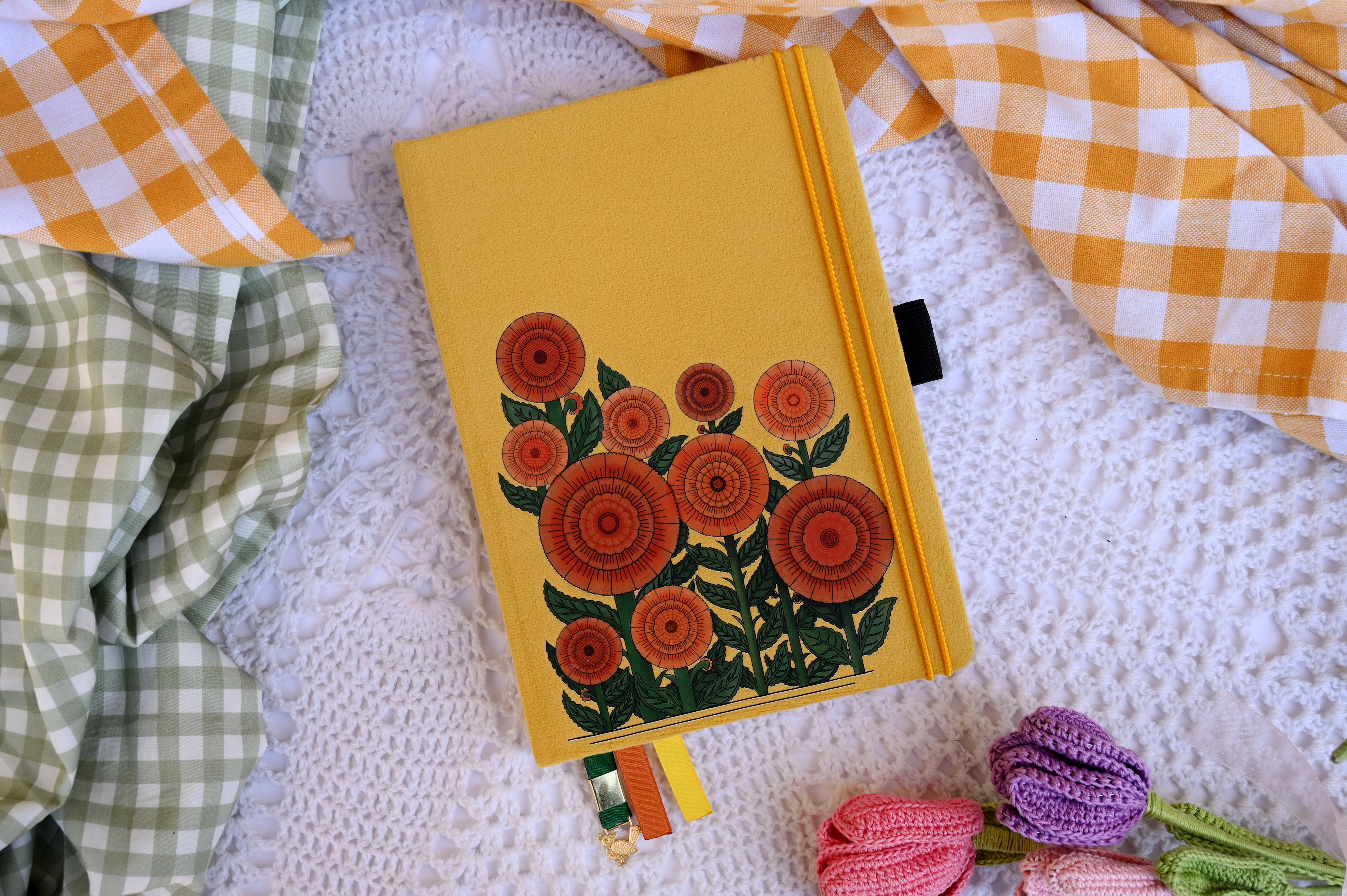 Marigold Meadow Hardbound Notebook – The Jotting Dots